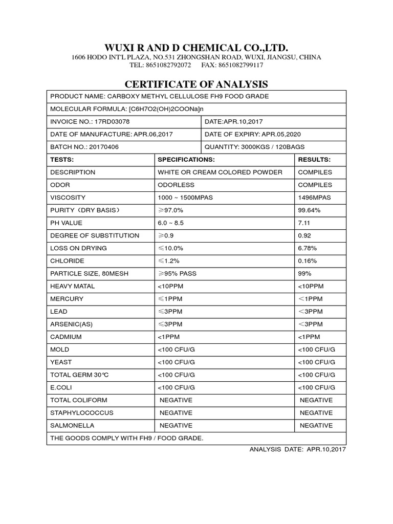Coa PDF | PDF | Lead | Chemical Elements