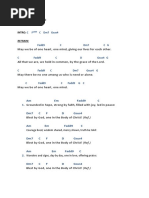 All That We Have - Lyrics & Chords | PDF