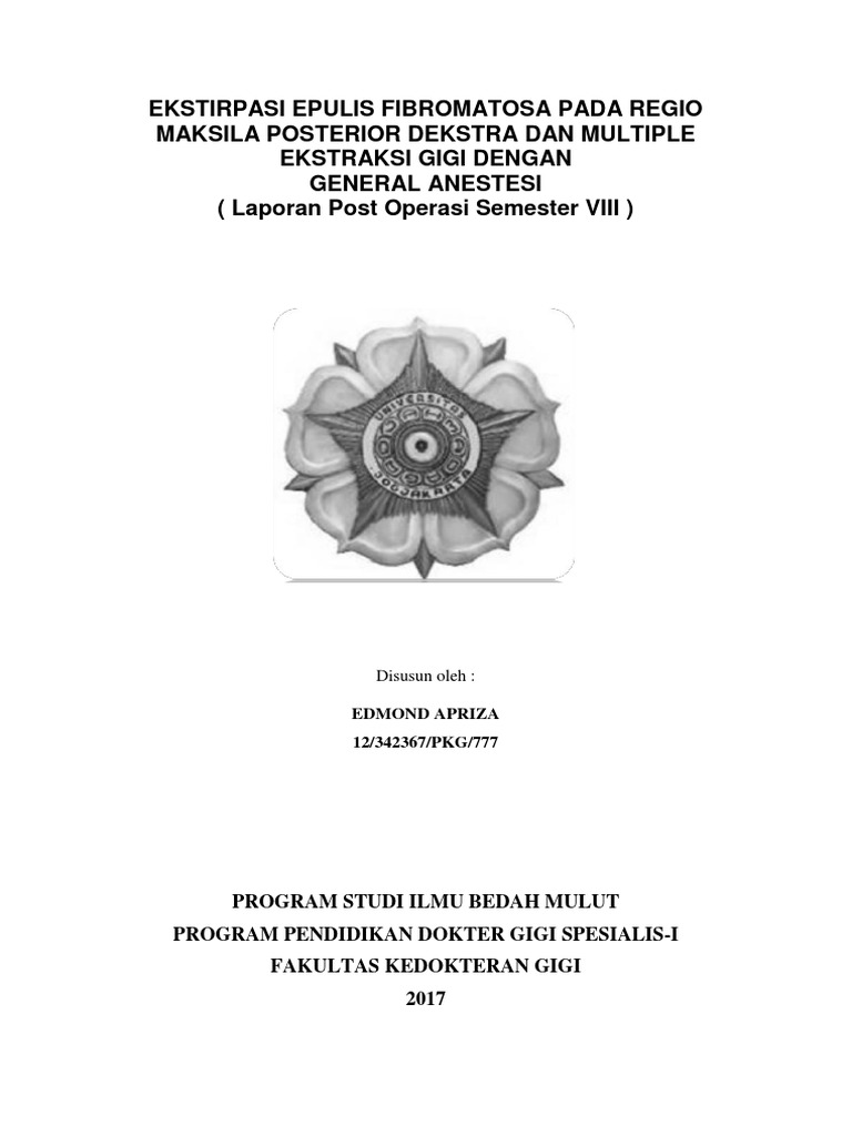 Ekstirpasi Epulis Fibromatosa Maksila | PDF