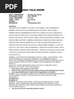 Contoh Script Radio | PDF