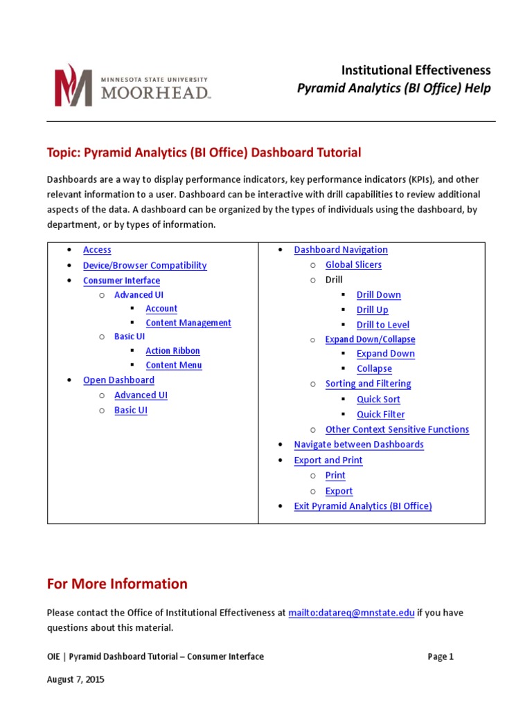 Pyramid Dashboard Tutorial Consumer Interface | PDF | Portable Document ...