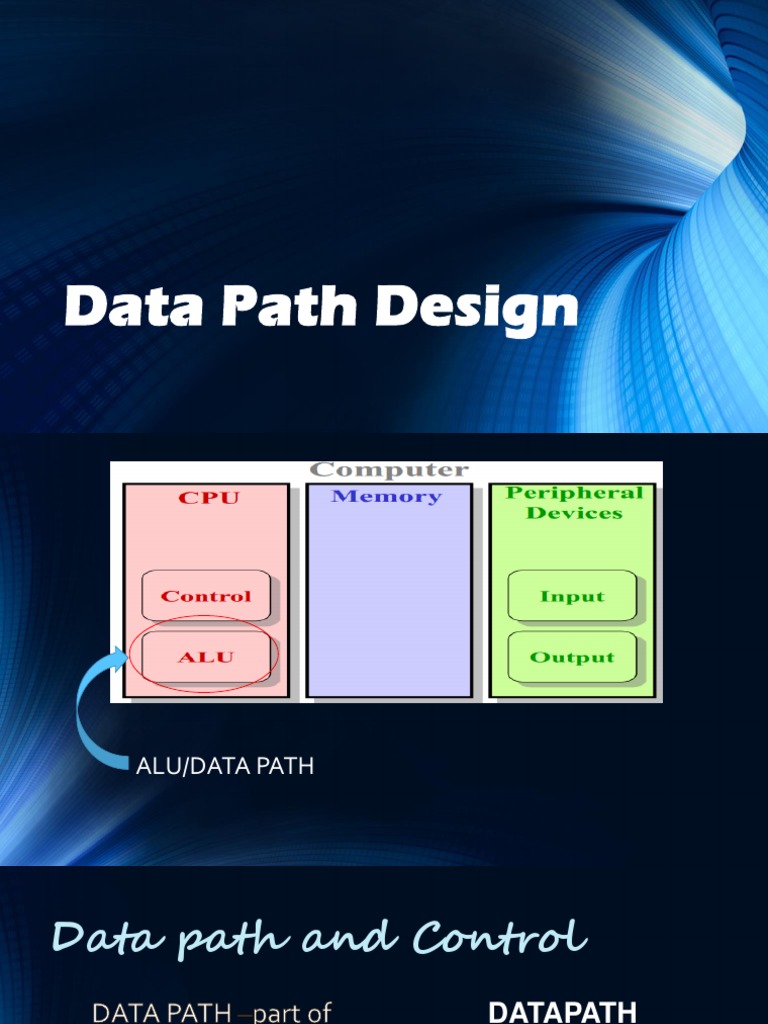 DataPath Design | PDF | Central Processing Unit | Computer Data Storage