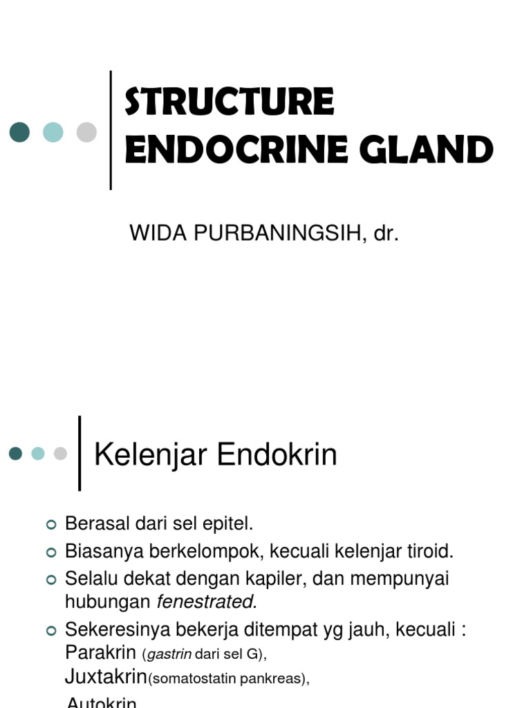 Endocrine Glands: Structure & Function | PDF