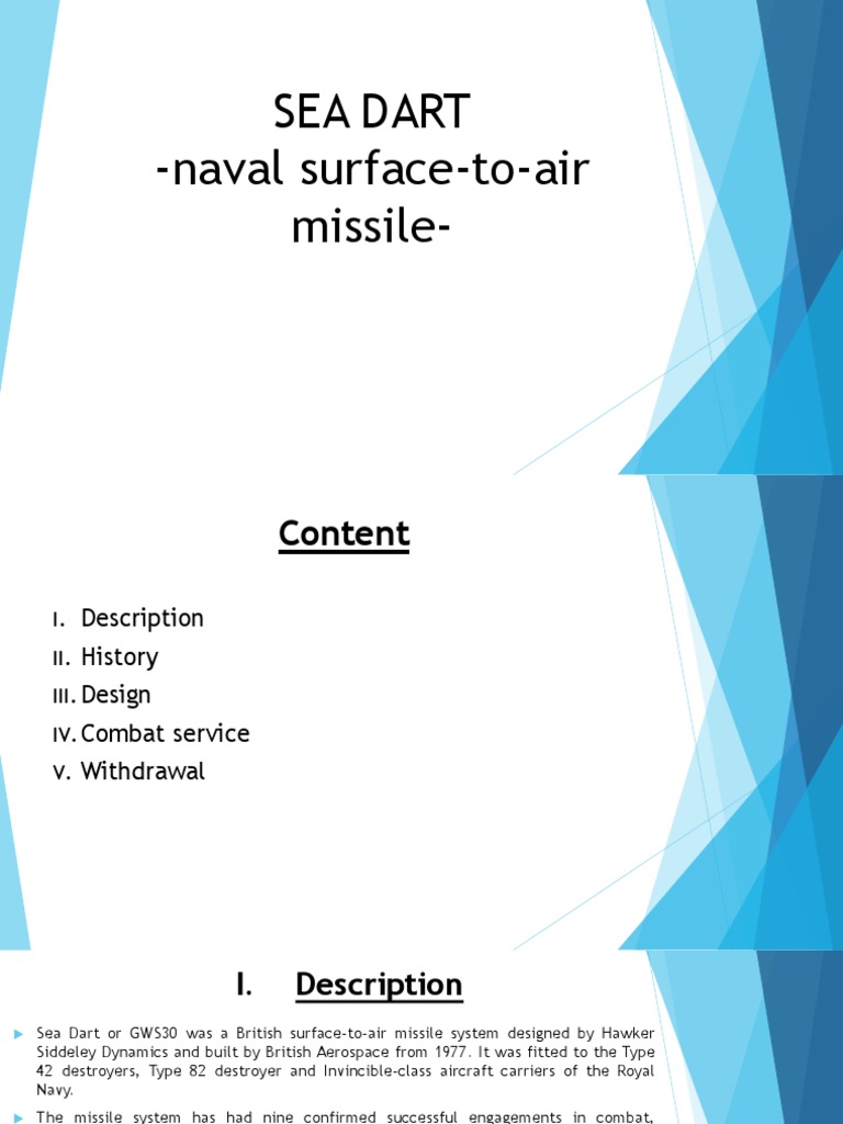 Sea Dart | PDF | Missile | Military Technology