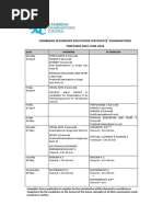 Junior Certificate Exams 2024 Timetable | PDF