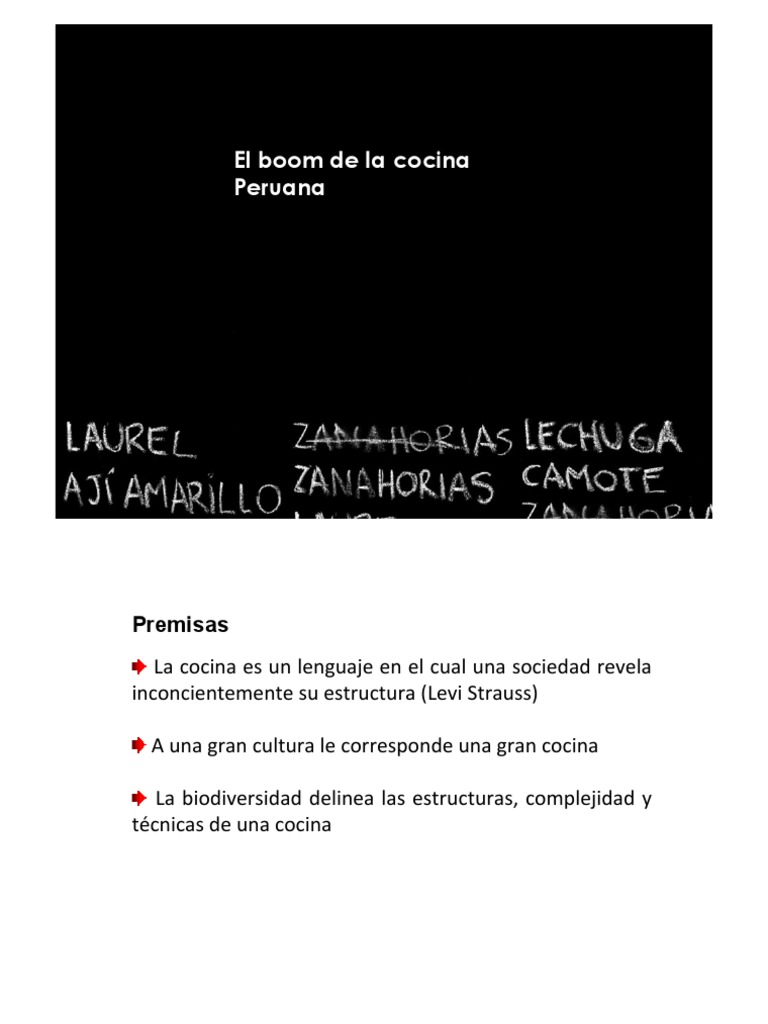 Impacto de la Cocina Peruana en la Cultura | PDF | Calidad (comercial ...