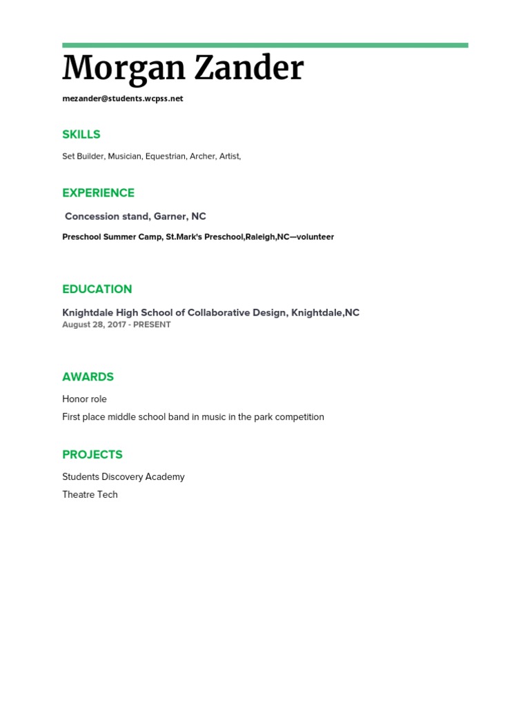 Creative Student with Diverse Skills | PDF