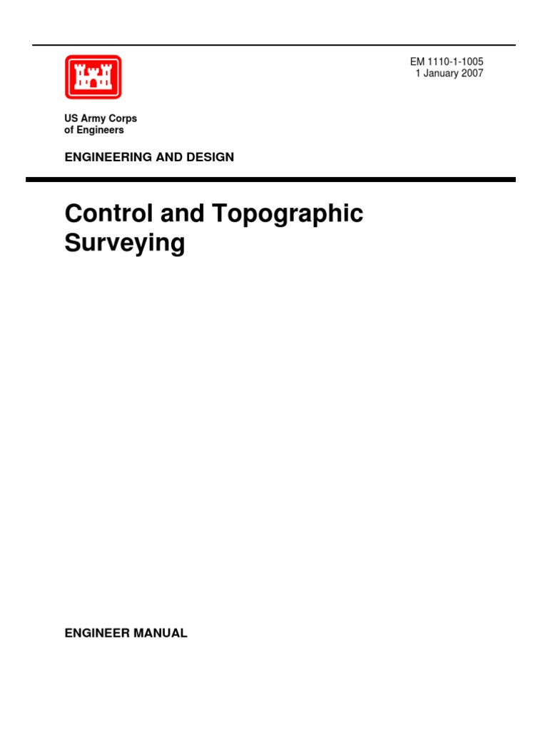 Control and Topographic Surveying | PDF | Surveying | Topography