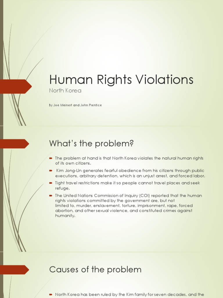 Human Rights Violations | PDF | North Korea | World Politics