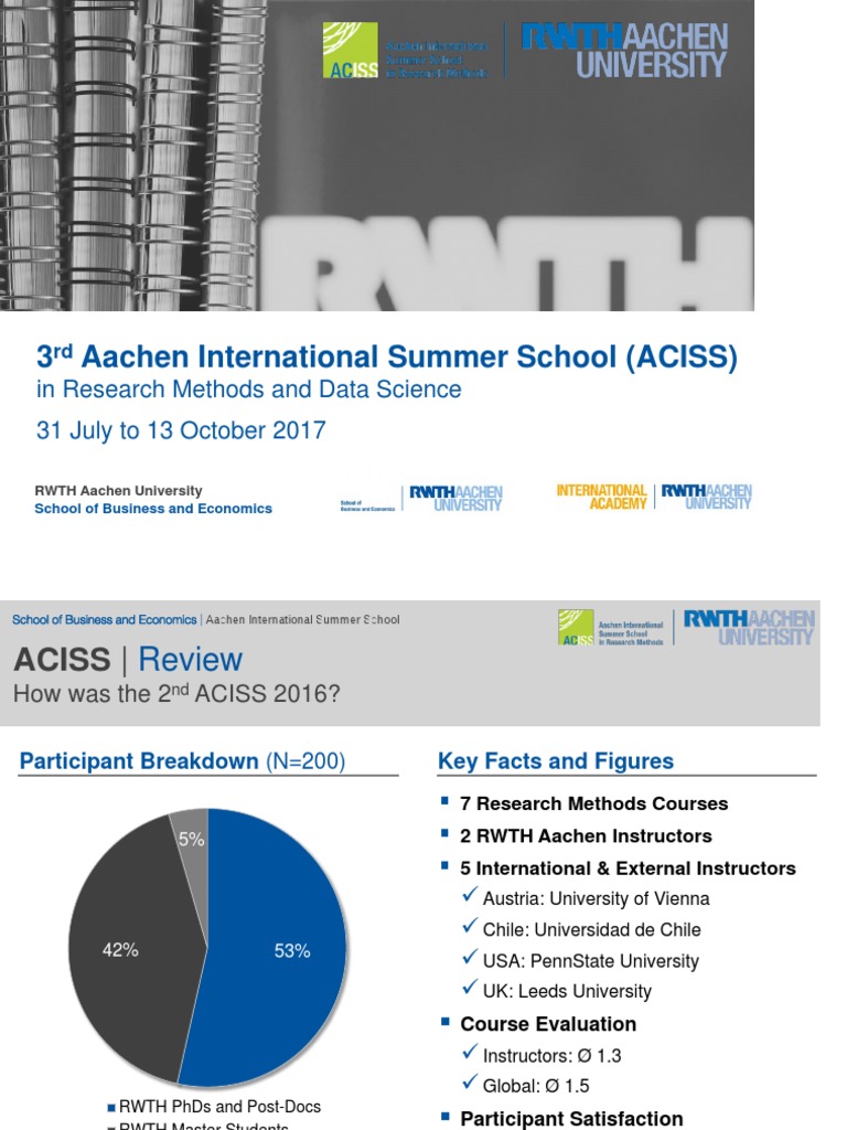 Aciss Flyer 2017 | PDF | Doctor Of Philosophy | Inquiry