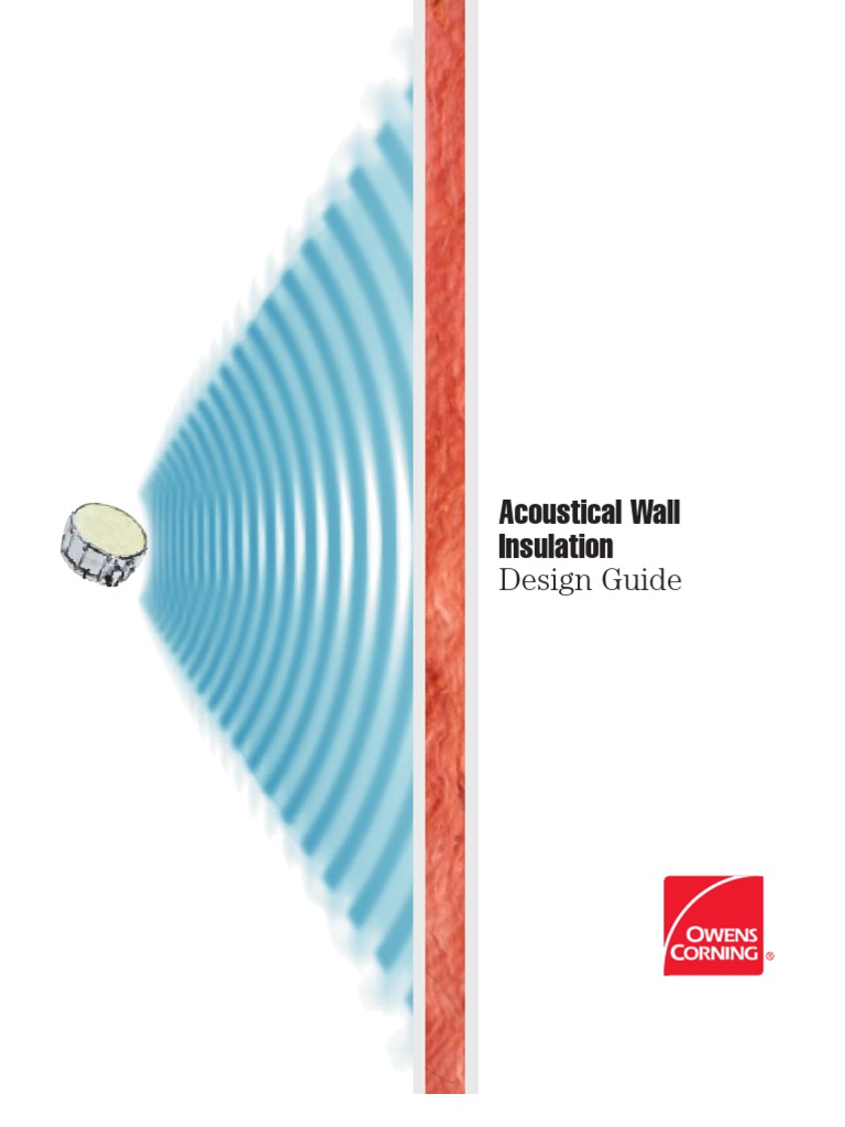 Acoustic Wall Insulation - Design Guide | PDF | Drywall | Duct (Flow)