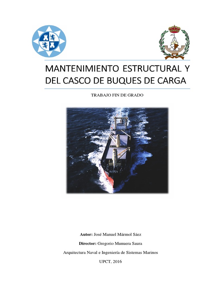 Mantenimiento Estructural de Buques | PDF | Ingeniería de confiabilidad | Barcos