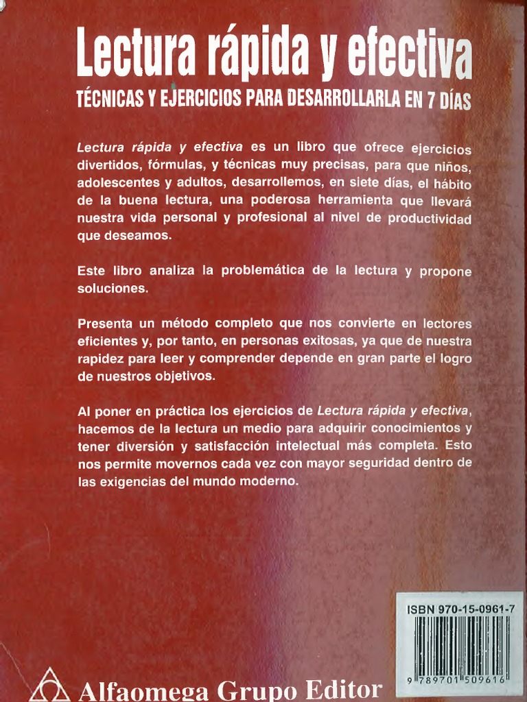 Lectura Rapida 2 | PDF | Lectura veloz | Lectura (proceso)