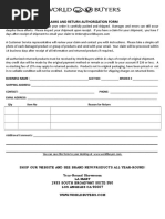 H&M Return Form | PDF