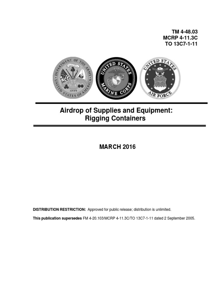 TM 4-48 | PDF | Parachute | Cargo