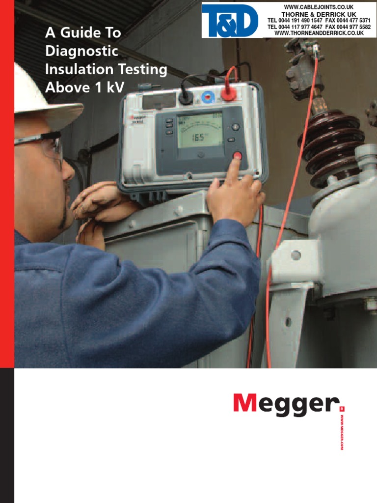 Megger Guide To Cable Insulation Testing Above 1kV | PDF | Electric ...