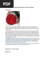 GL280 Making Seeded Pour Plates and Lawn Plates | PDF | Agar | Biology