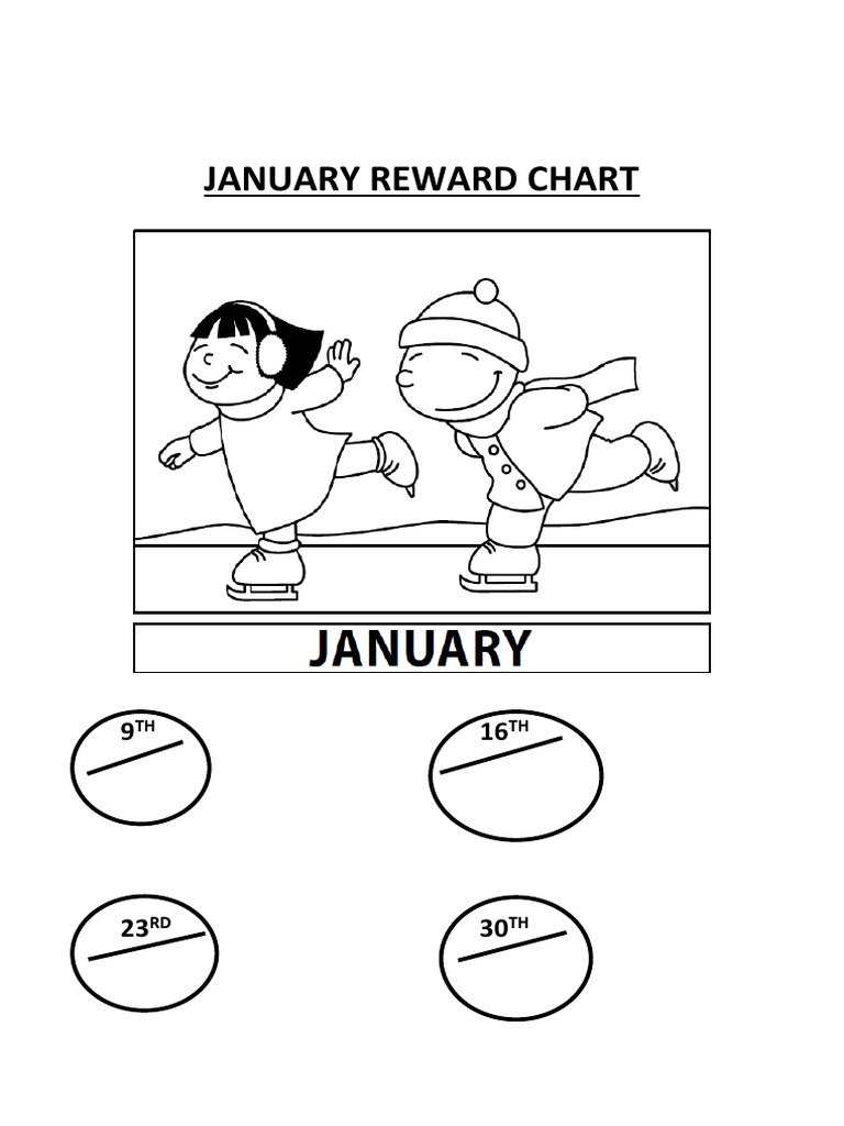 January Reward Chart: TH TH | PDF