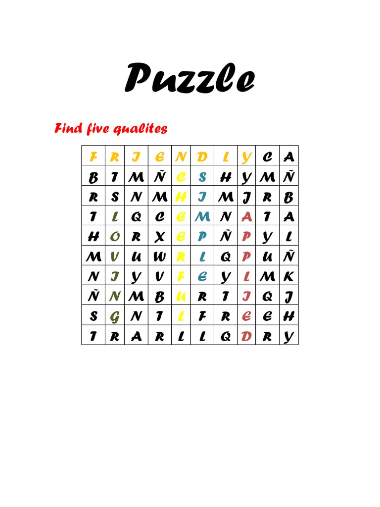 Puzzlee | PDF | Puzzle Video Games | Puzzles