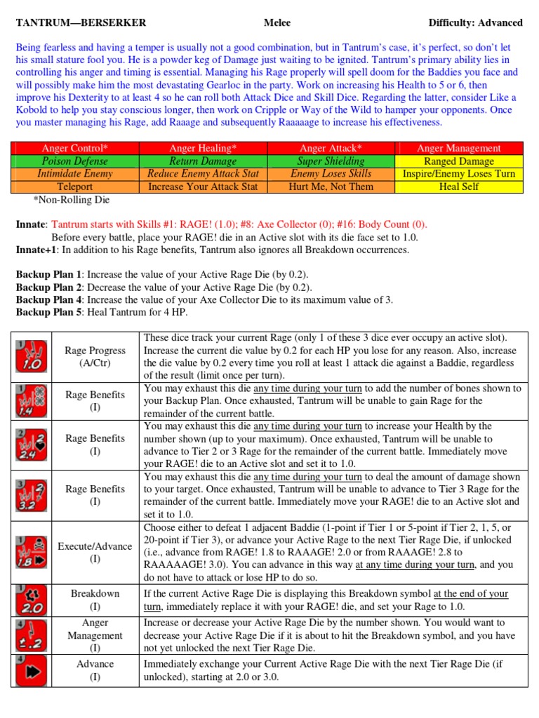 Tantrum | Download Free PDF | Dice | Gaming