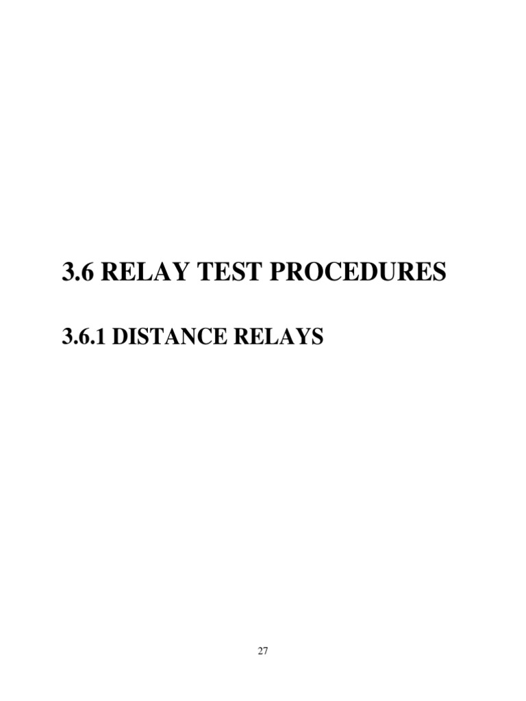 Relyay Test Reports | PDF | Relay | Fuse (Electrical)