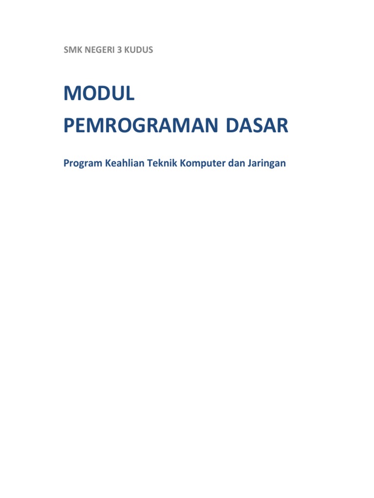 RPL Pemrograman Dasar | PDF | Komputer