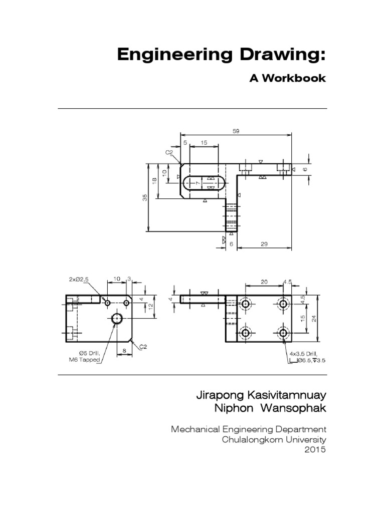 Workbook On Engineering Drawing 2558.7437.1439123325 | Graphic Design ...