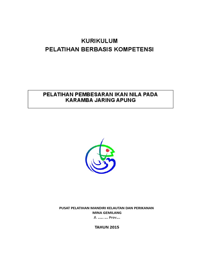 Template Kurikulum Pelatihan Budidaya | PDF