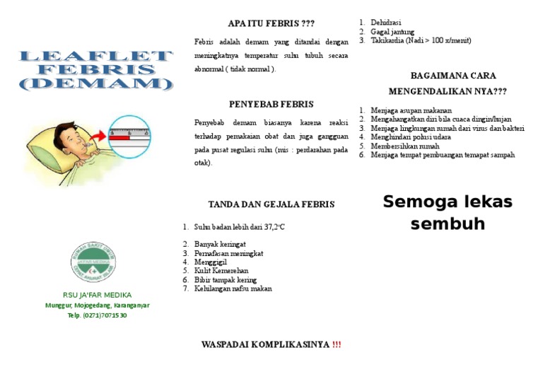 Leaflet Febris | PDF