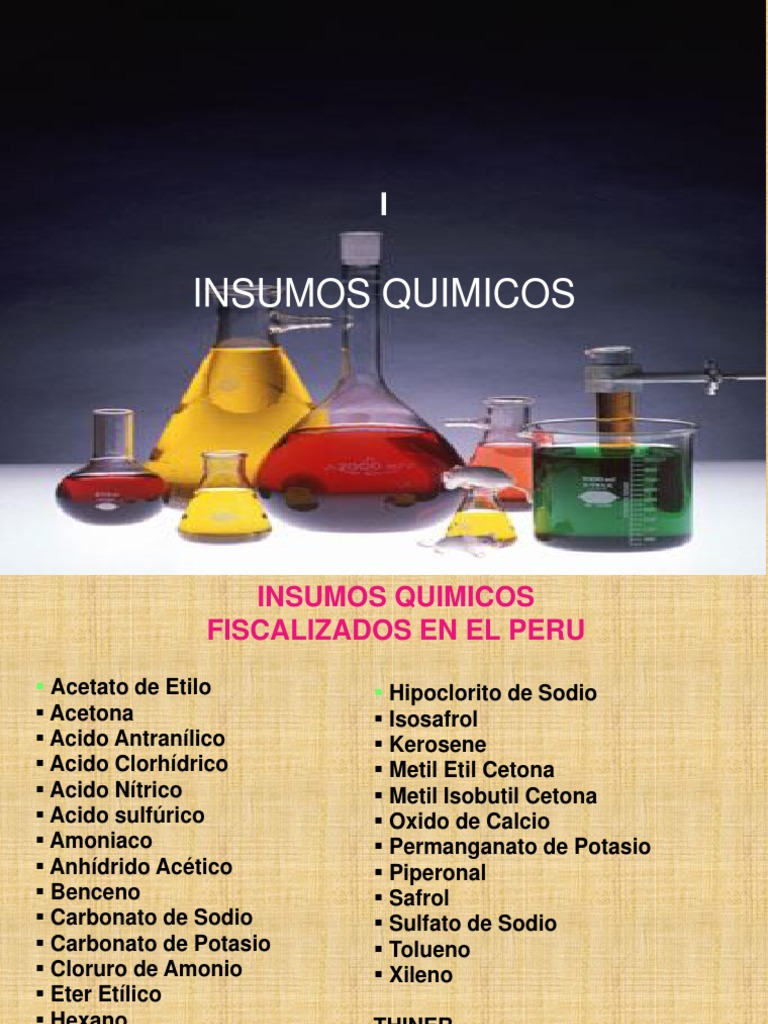 insumos quimicos | Ácido clorhídrico | Compuestos químicos