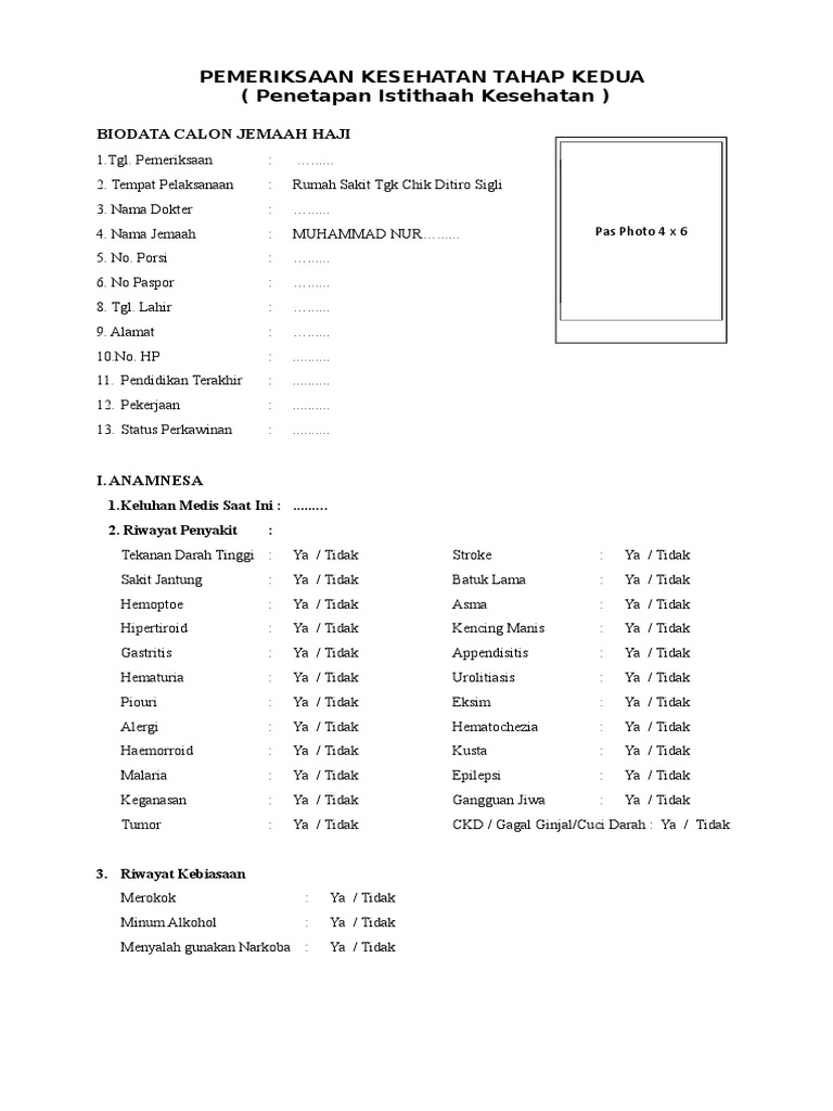 Form Bantu RIKKES Tahap Kedua | PDF