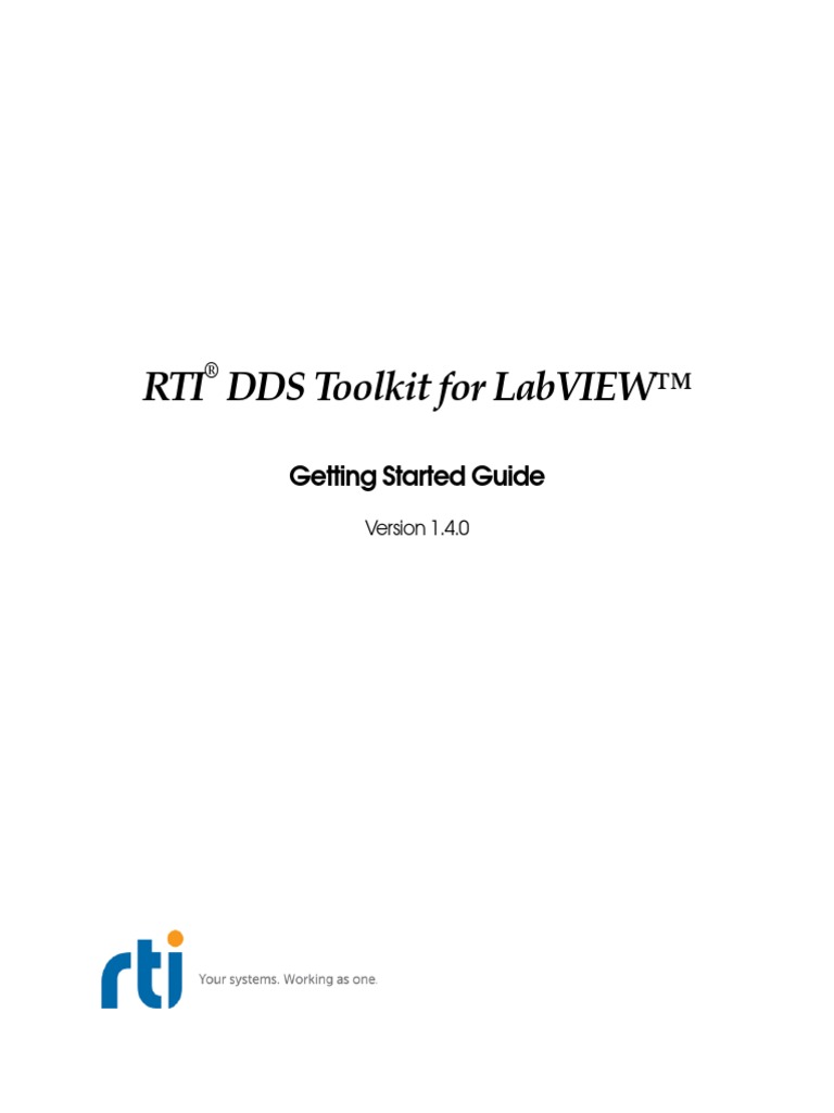 RTI DDS Toolkit For LabVIEW GettingStarted | PDF | File Transfer Protocol | Information ...