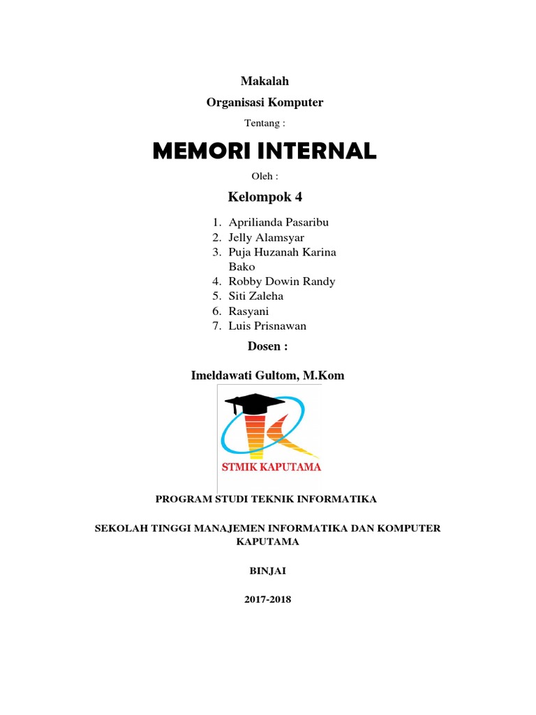 Makalah RAM (Random Access Memory) | PDF