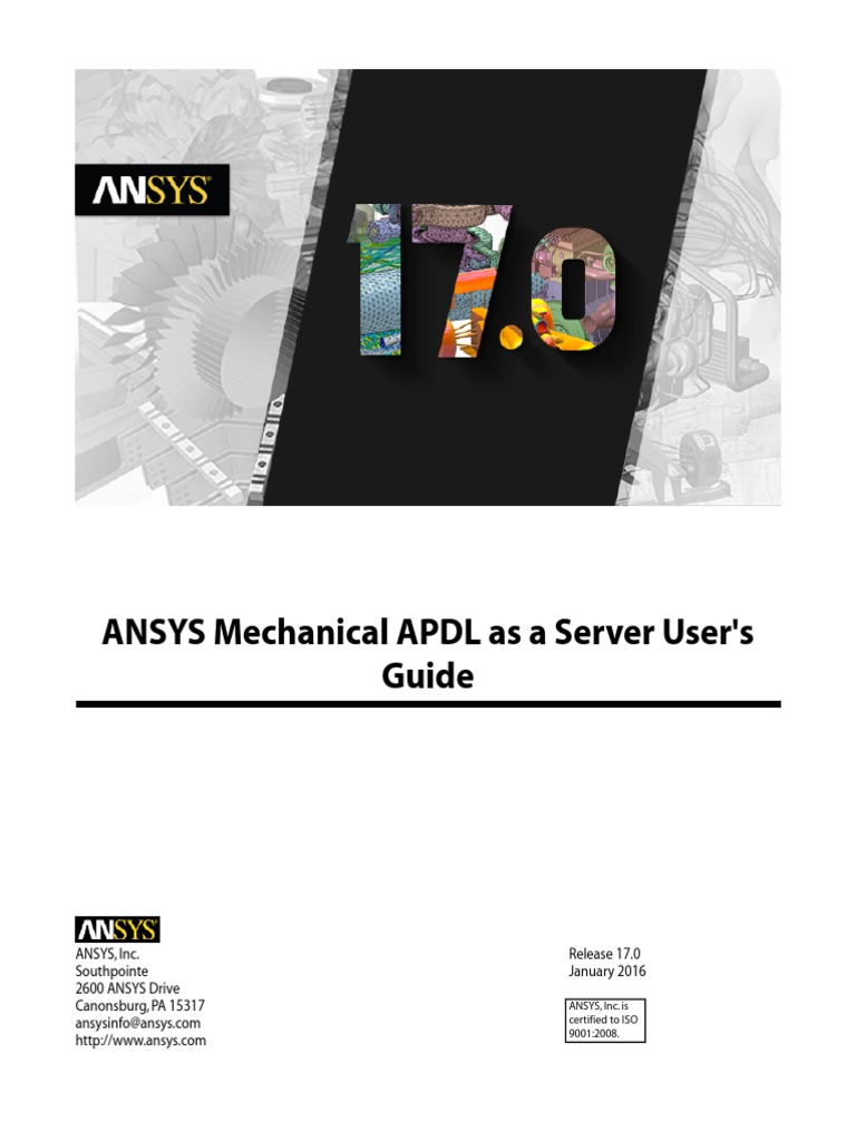 ANSYS Mechanical APDL As A Server Users Guide | PDF | Common Object ... ANSYS Mechanical APDL As A Server Users Guide | PDF | Common Object ...