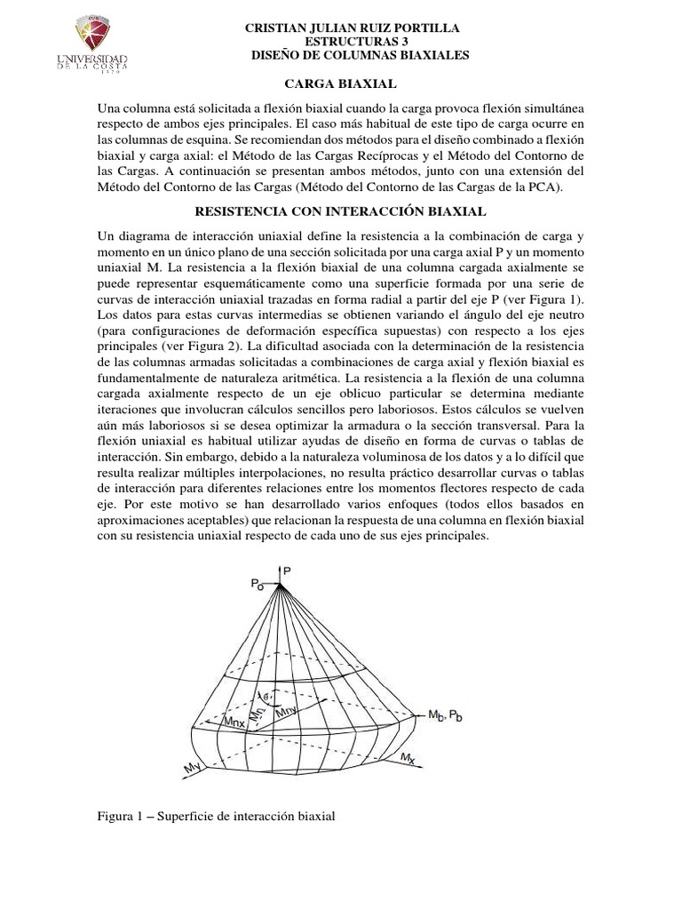 Diseño Columna Biaxial | PDF | Resistencia Eléctrica y Conductancia ...
