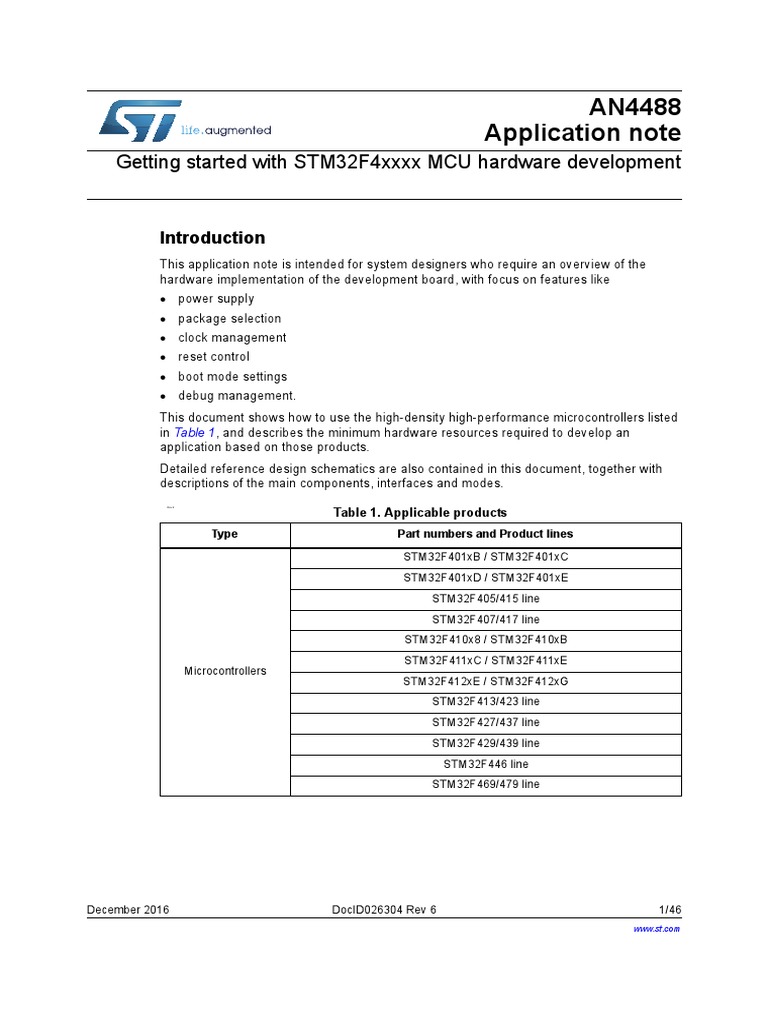 Getting Started With Stm32f4 Pdf Analog To Digital Converter Power Supply 