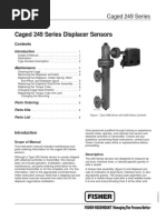 Fisher 249 Sensor, Level Controller, and Transmitter Dimensions | PDF ...