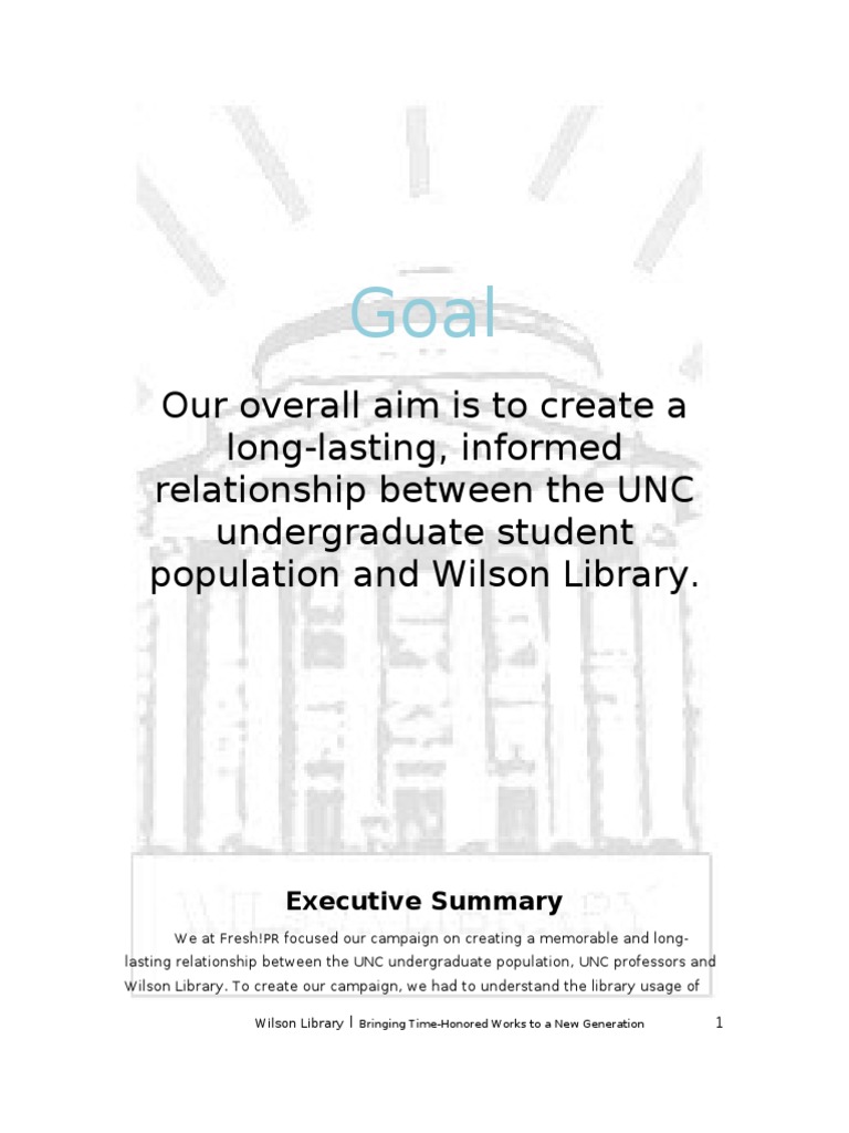 Our Overall Aim Is To Create A Long-Lasting, Informed Relationship ...