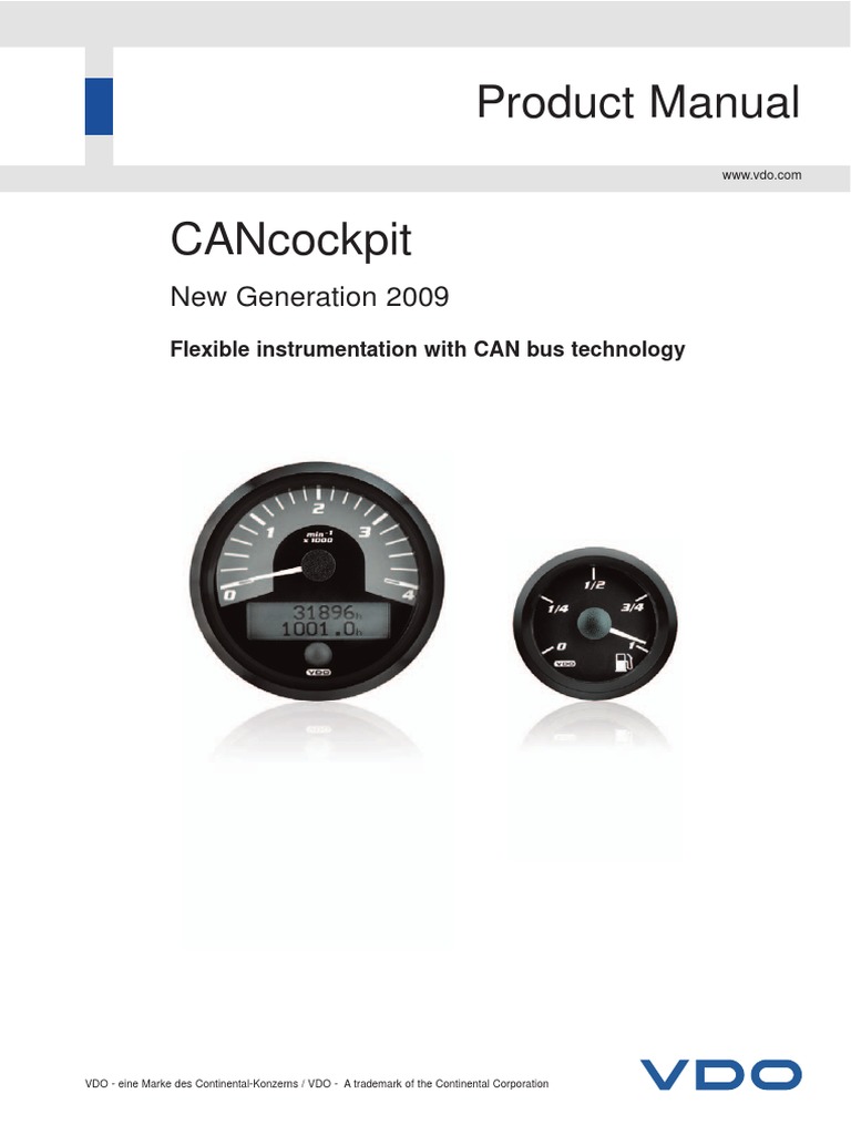 Product Manual CANcockpit | PDF | Power Supply | Electrical Connector