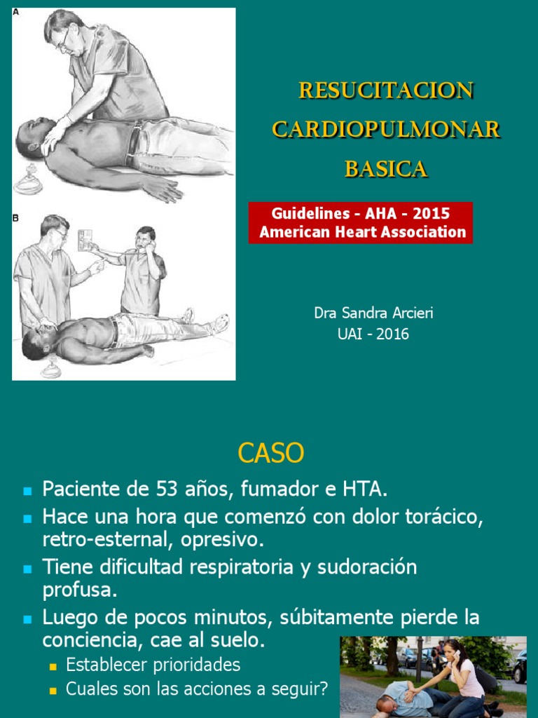 RCP Basico | Reanimación cardiopulmonar | Paro cardíaco
