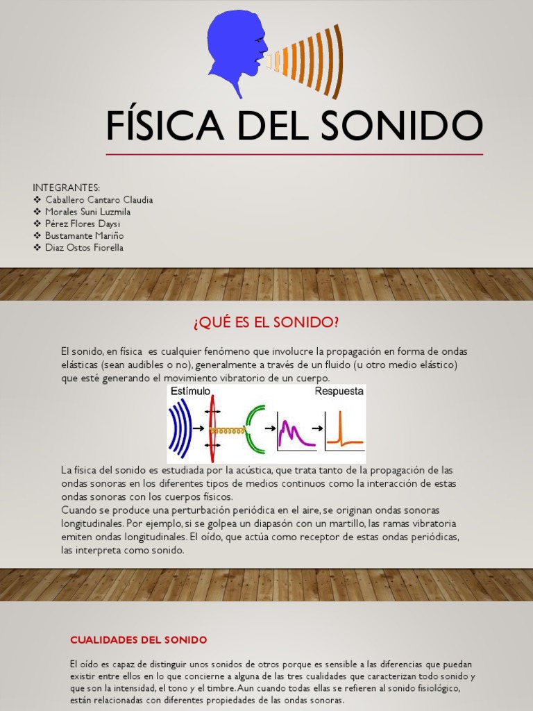 Fisica Sdel Sonido | PDF | Sonido | Olas