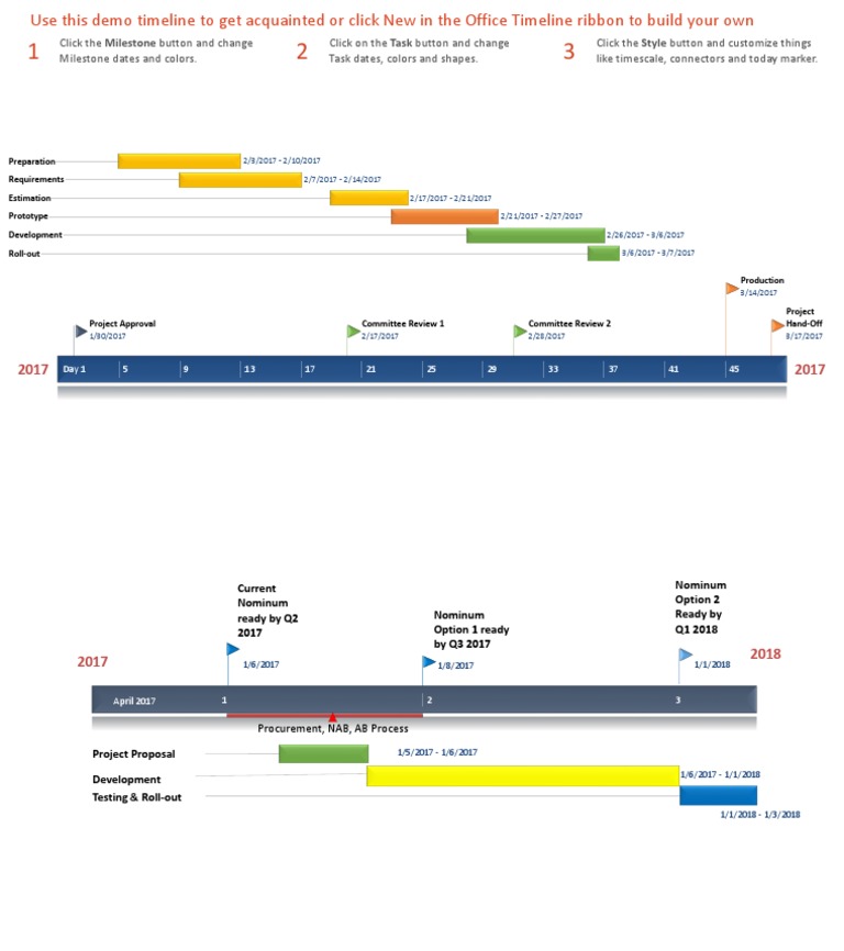 Demo Timeline Free Edition | PDF | Business