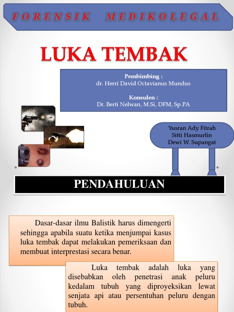 Luka Tembak Slide | PDF
