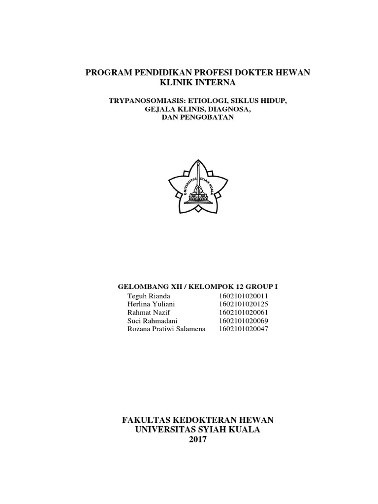 Siklus Hidup Trypanosoma evansi dan Surra | PDF