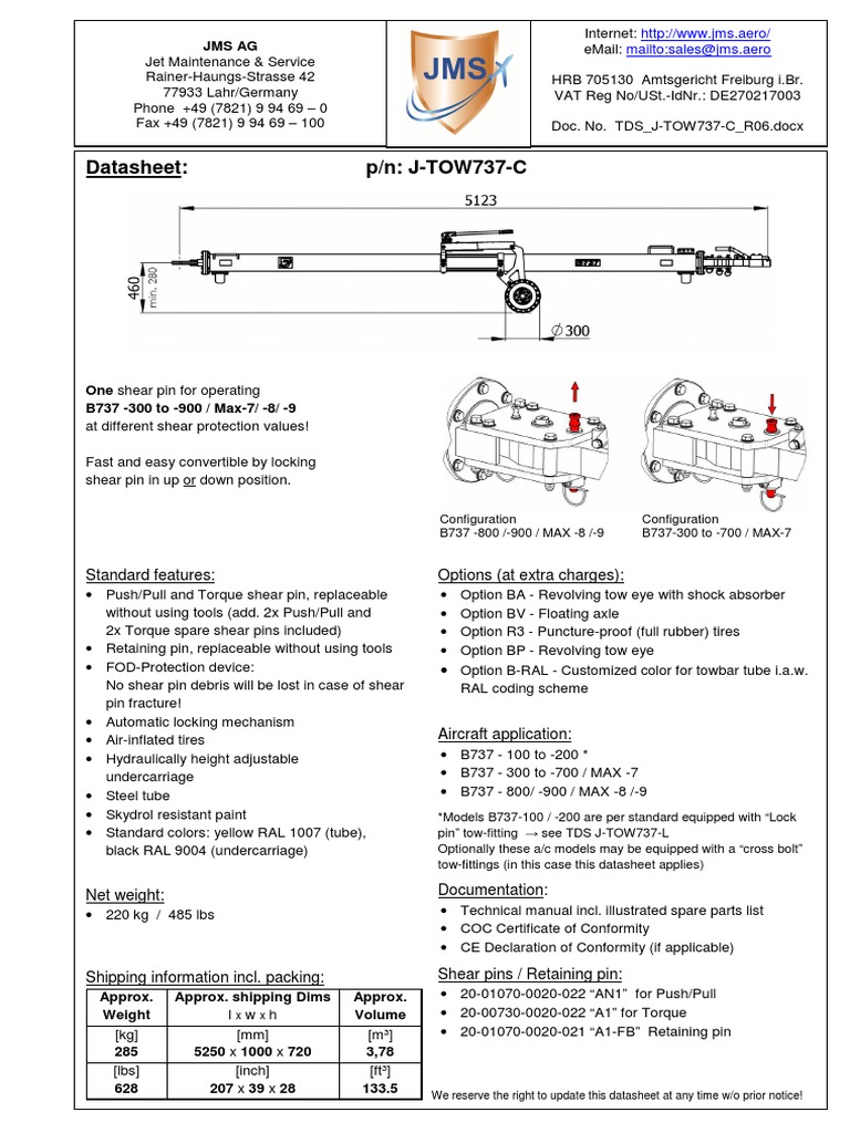 One Shear Pin to Rule Them All: A Datasheet for a Multi-Configuration ...