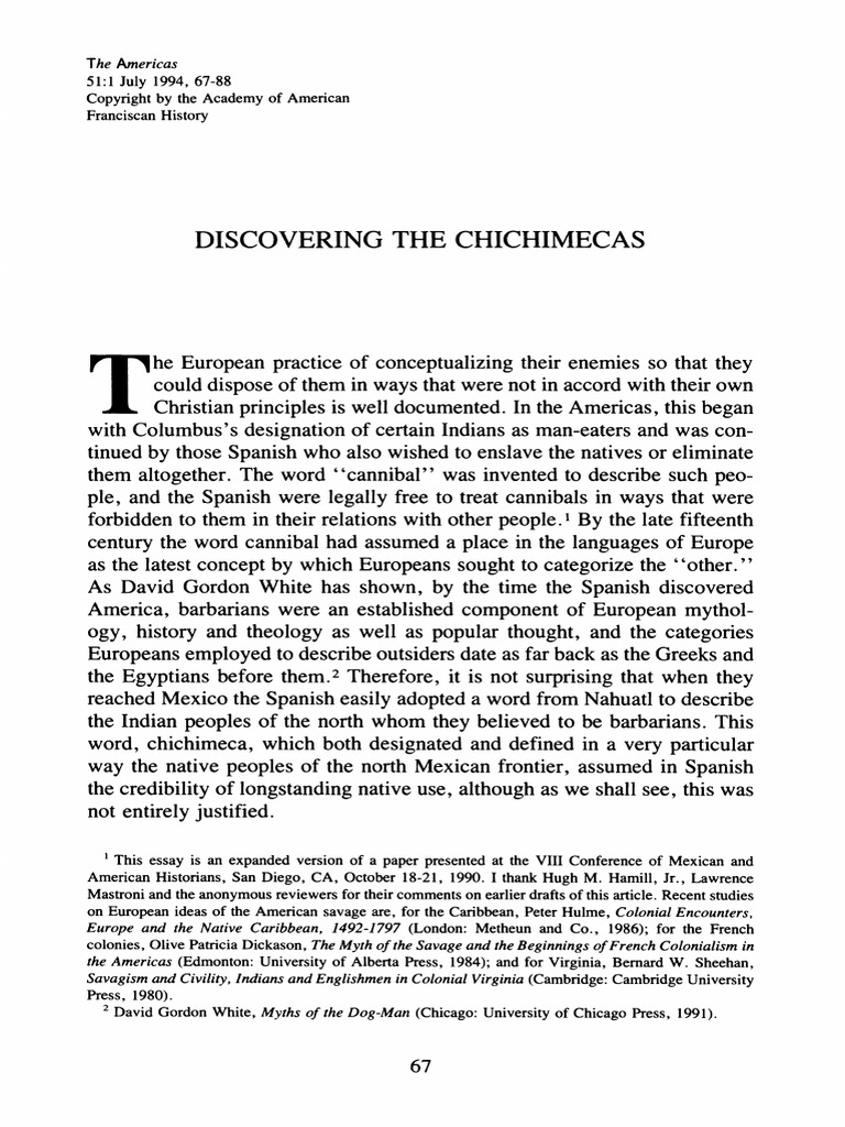Discovering The Chichimecas | Download Free PDF | Aztec | Latin America