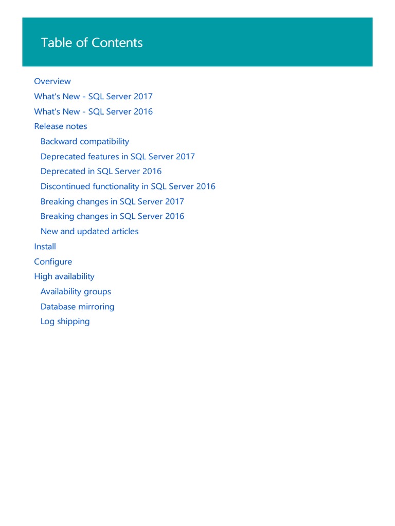 Sql Db Toc Fromms01 Pdf Microsoft Sql Server Database Index 0865