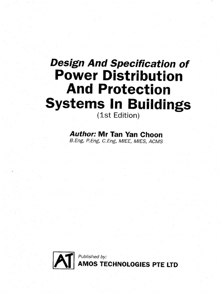 LV Design and Specification of Power Distribution and Protection Page ...