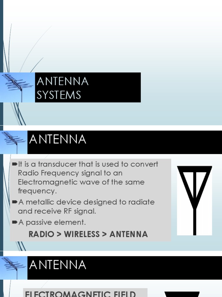 Antenna | Antenna (Radio) | Electromagnetic Radiation