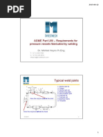 ASME UW-12 Joint Efficiency Table | PDF | Welding | Construction